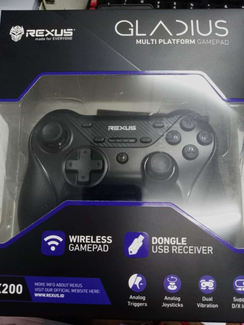 Promo Promo- Gamepad Rexus Gx200 Gamepad Bluetooth Wireless Rexus Gx ...