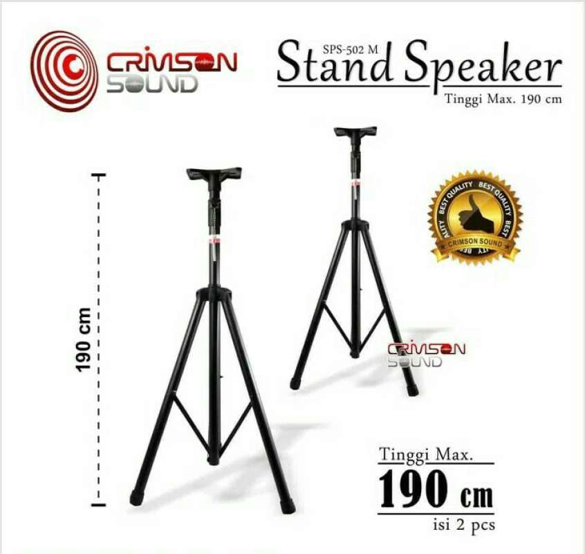 Promo Stand Speaker Aktif - Tripod Speaker Portable Crimson Sps 502 M Diskon 23% Di Seller Ryoma ...