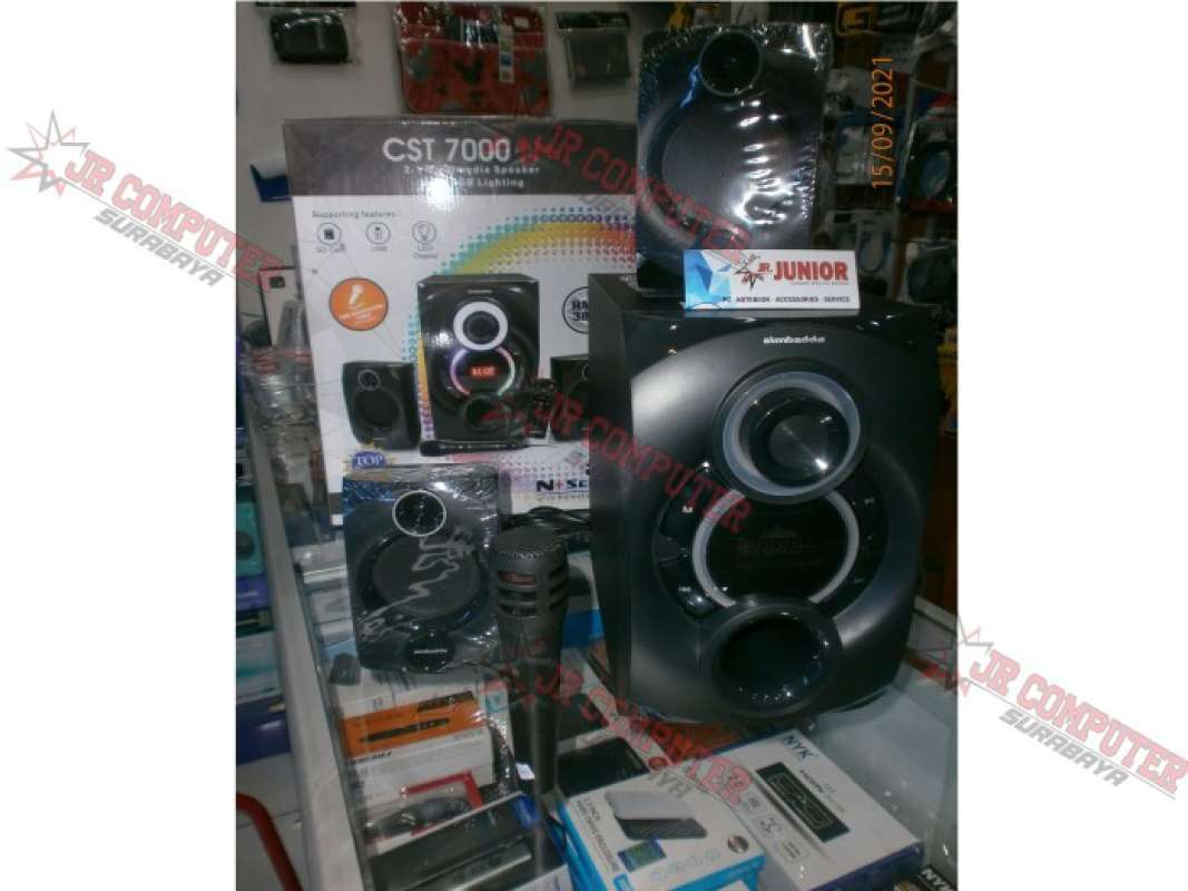 Promo Speaker Aktif Simbadda Cst 7000n+line In,usb,fm,bluetooth Free ...