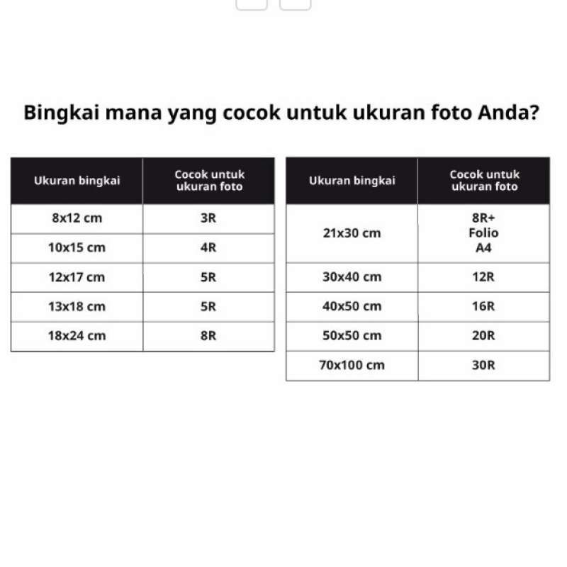 Promo Bingkai Frame Foto Dinding/standing Ukuran 30x40cm (12r)original ...