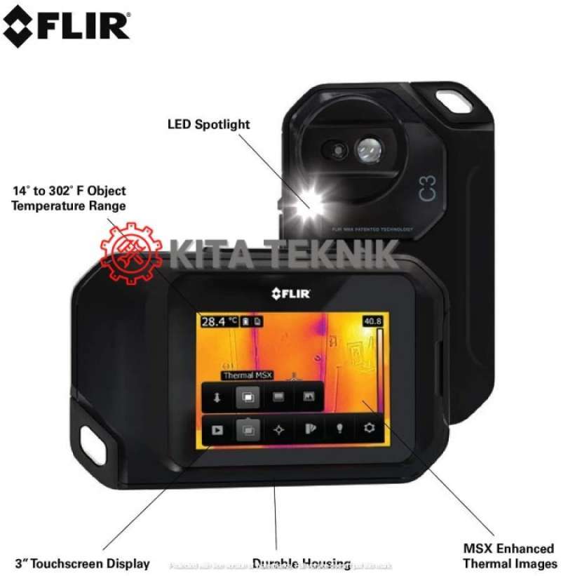 Promo Flir C3 Pocket Thermal Camera Diskon 23% Di Seller Ryoma Store - Kebon Kacang, Kota ...