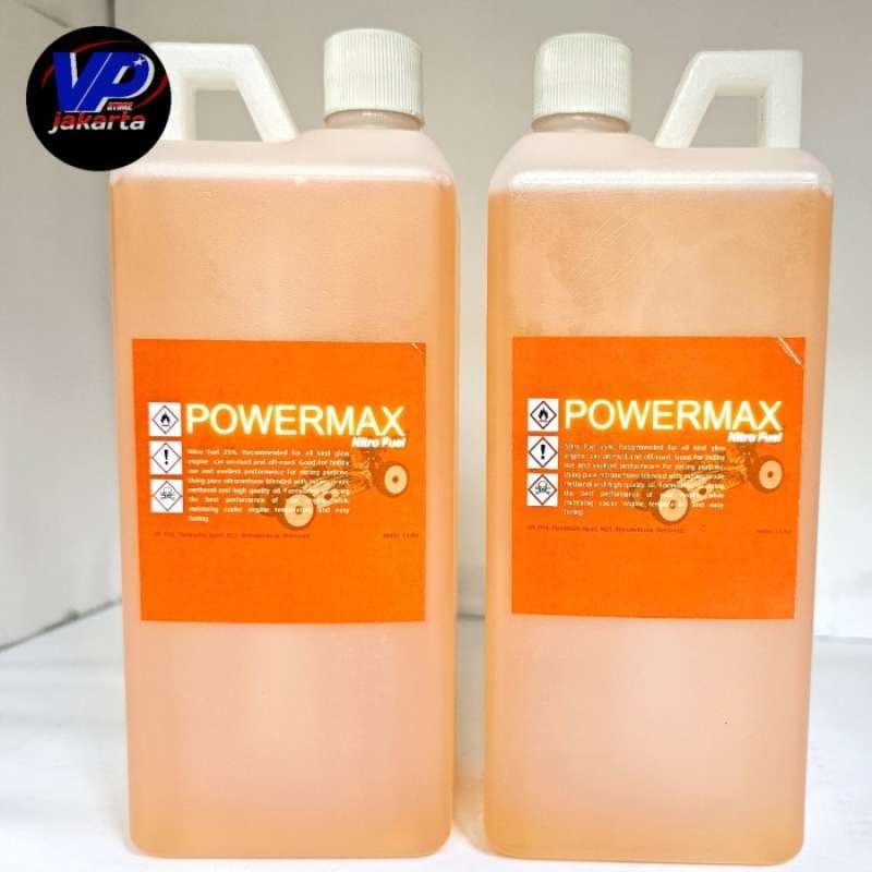 Jual Powermax Fuel Nitro 25% Bahan Bakar Nitro Engine Rc Kemasan 1l Di ...