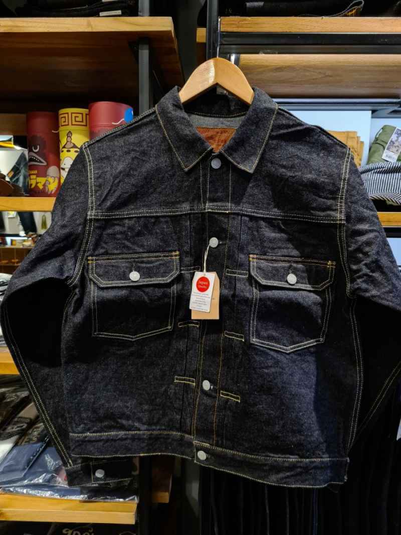 Jual Studio Dâ€™artisan 15oz Indigo Selvage Type Ii Denim Jacket - L Di ...