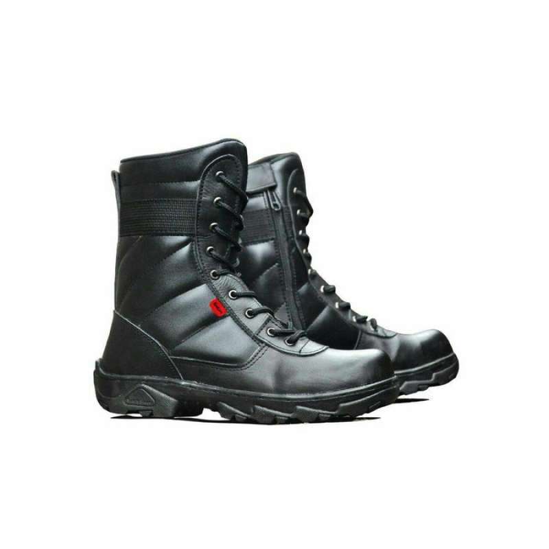 Jual Sepatu New Pdl Safety Pria Hitam Webing 10inci Dinas Tentara ...
