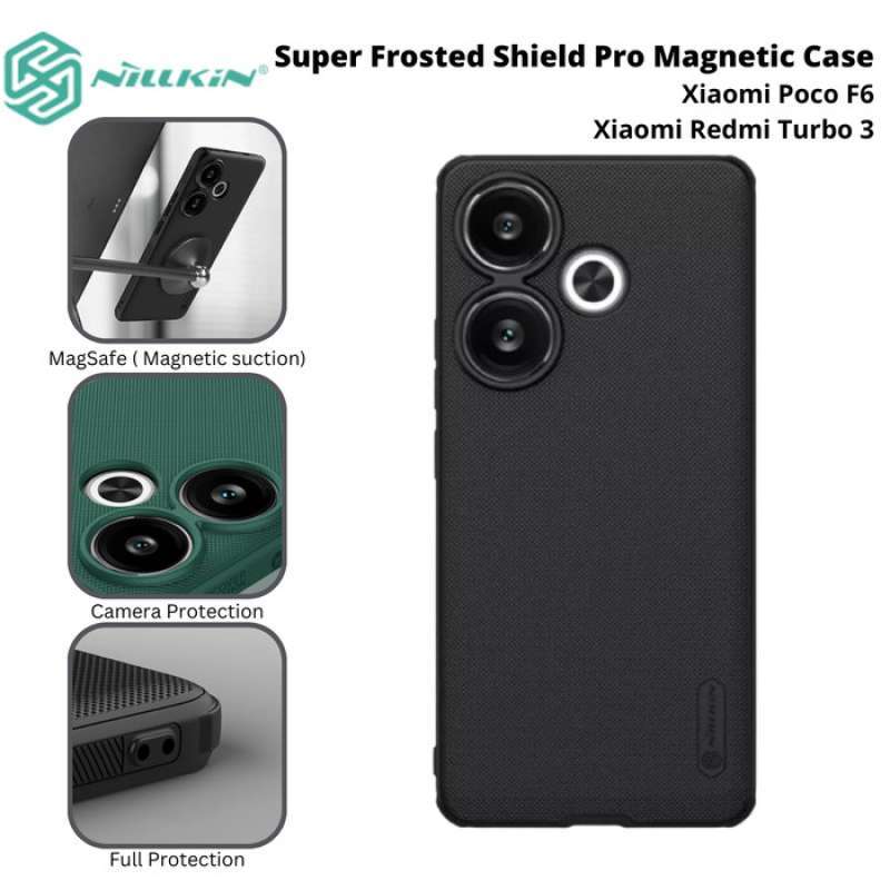 Jual Nillkin Super Frosted Shield Pro Magnetic Case Xiaomi Poco F6 ...