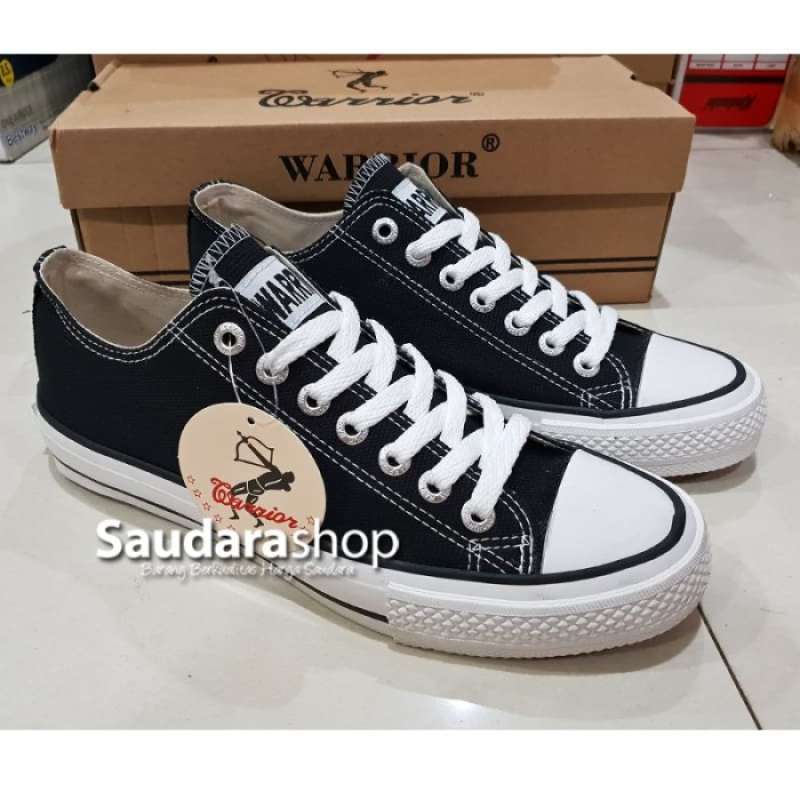 Jual Sepatu Warrior Sparta Lc Black White [33-43] / Warrior Allstar ...