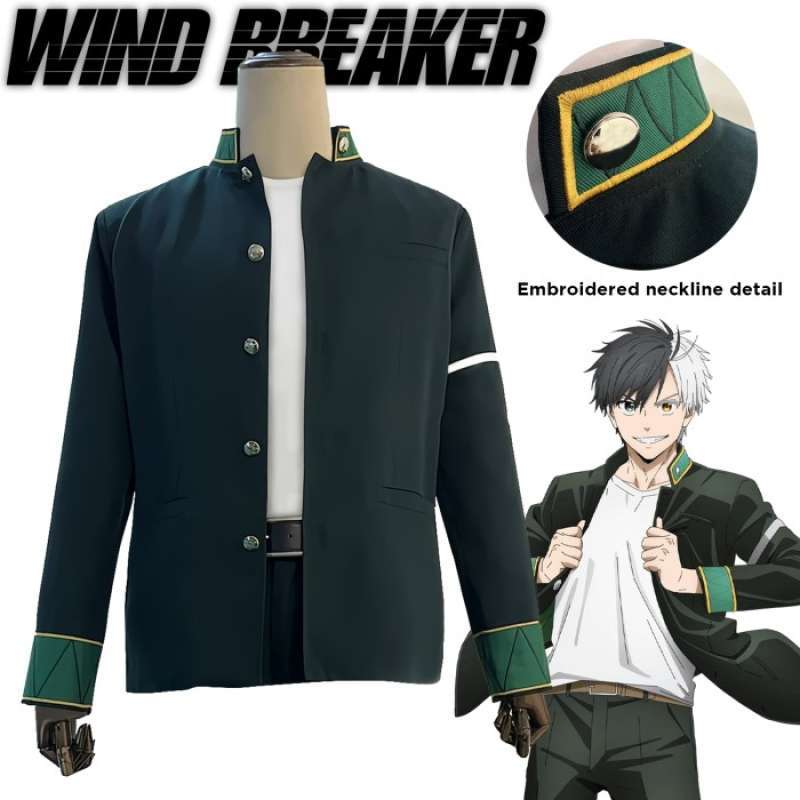 Jual Jaket Jas Wind Breaker Premium Anime Manga Wind Breaker Bofurin ...