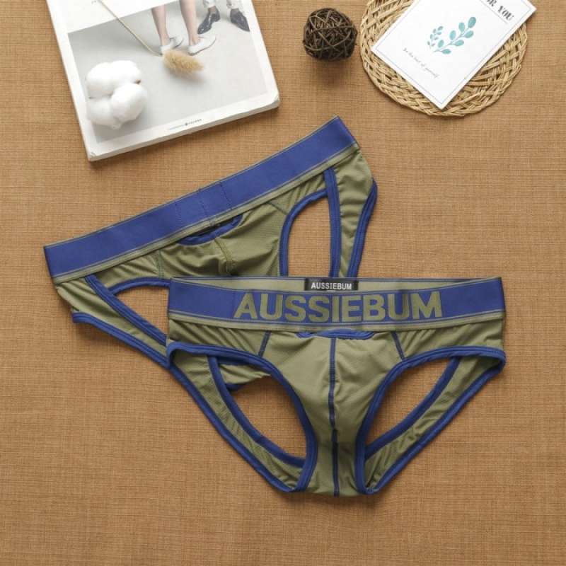 Jual Aussiebum Bottomless Jockstrap Brief 5 Warna - M Putih Di Seller ...