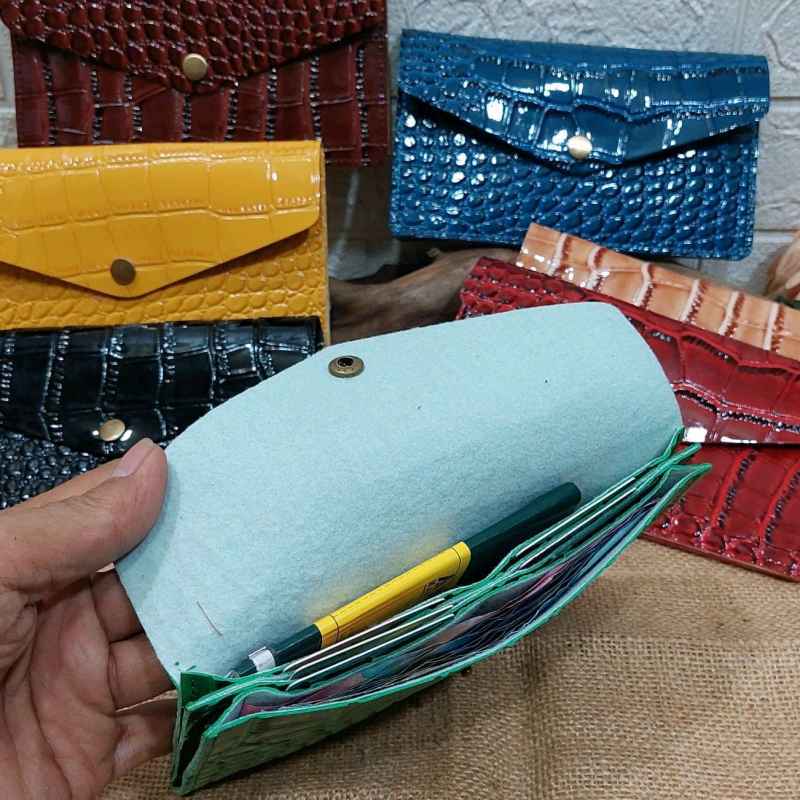 Jual Dompet Cewek Panjang Model Amplop Dompet Passport Kartu Uang Bahan ...