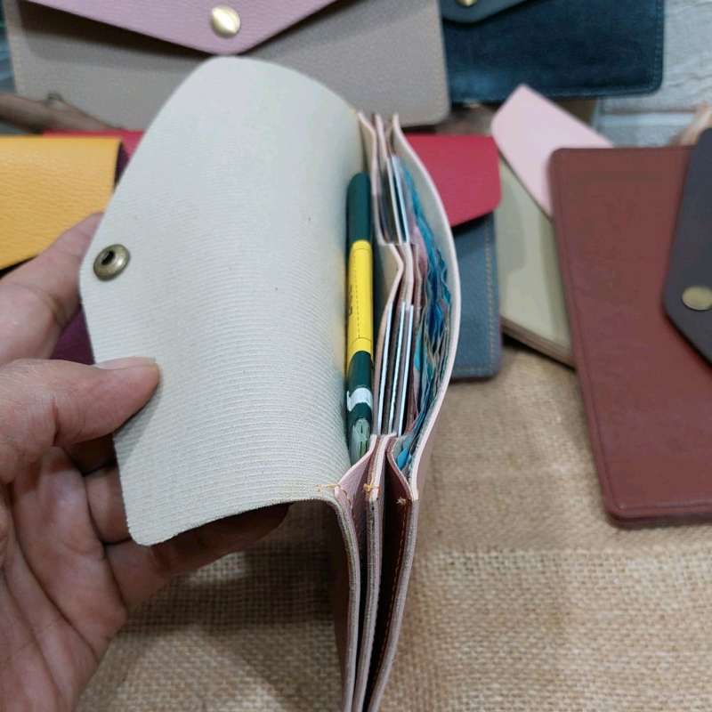 Jual Dompet Cewek Panjang Model Amplop Dompet Passport Kartu Uang Bahan ...