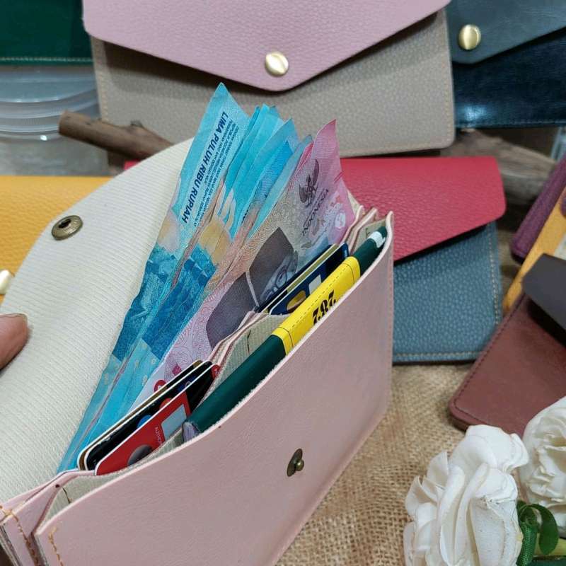 Jual Dompet Cewek Panjang Model Amplop Dompet Passport Kartu Uang Bahan ...