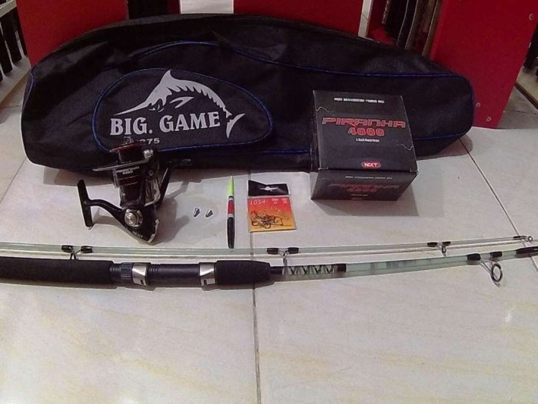 Promo 1 Set Pancing Laut Dengan Kekuatan Hingga 12kg Panjang Joran 165 ...