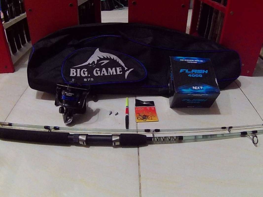 Promo 1 Set Pancing Laut Dengan Kekuatan Hingga 12kg Panjang Joran 165 ...