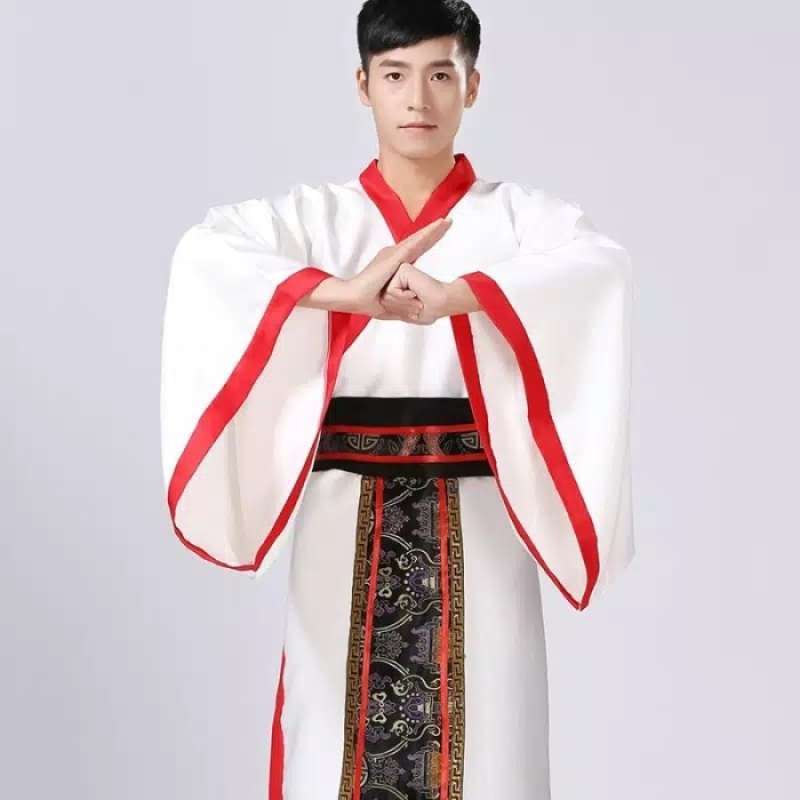 Jual Ready Cheongsam Hanfu Kucuang Pria Laki Pakaian Adat China China ...