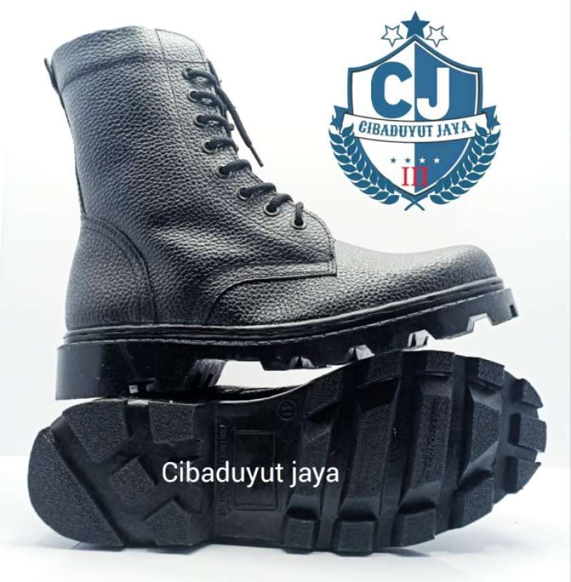 Jual Sepatu Pdl Kopasus Pdl Tni Polri Hitam Kulit Jeruk Satpam Sol ...