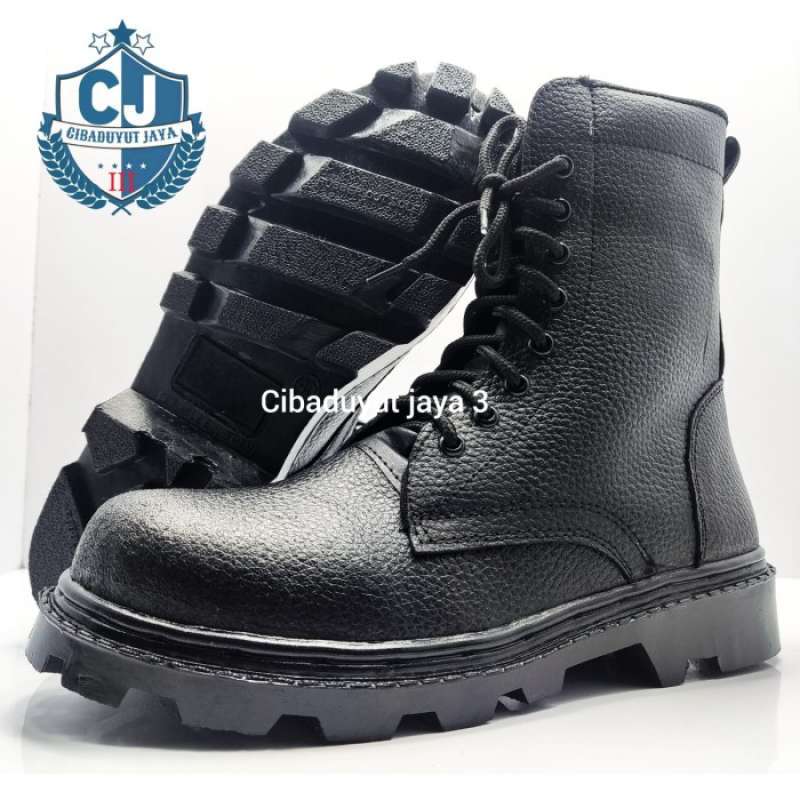 Jual Sepatu Pdl Kopasus Pdl Tni Polri Hitam Kulit Jeruk Satpam Sol ...