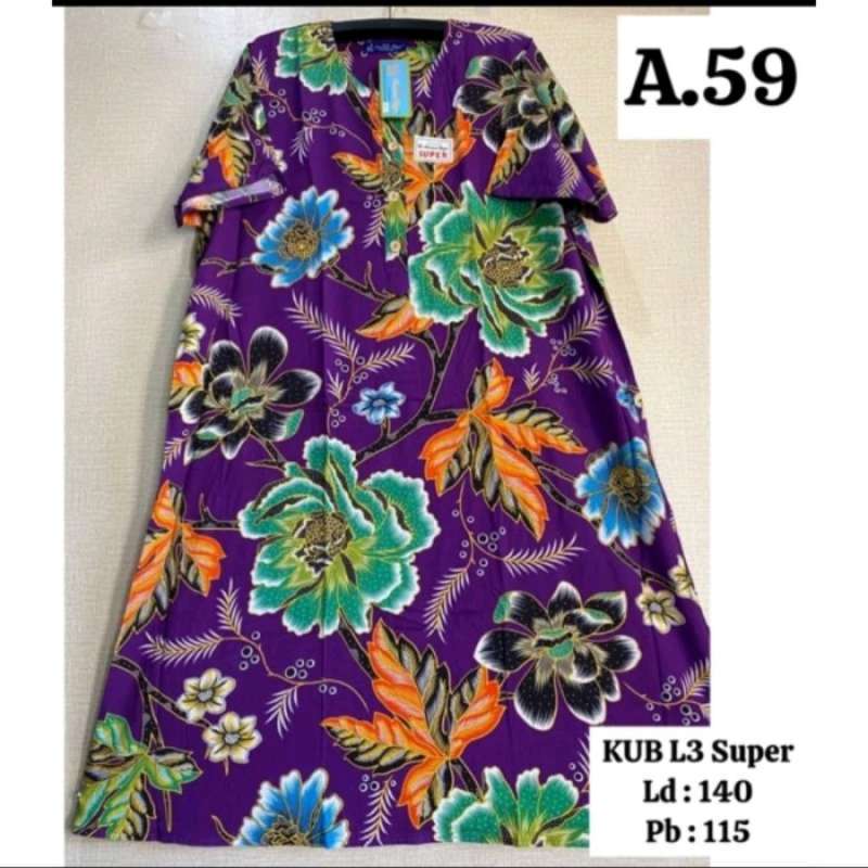 Jual Daster Jumbo L3 Super Kencana Ungu Label Biru Busui - Hitam Di ...