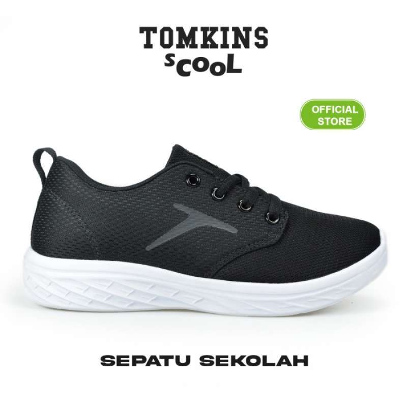 Jual Tomkins Scool Mason One - Hitam Putih Sepatu Sekolah - 44 Di ...