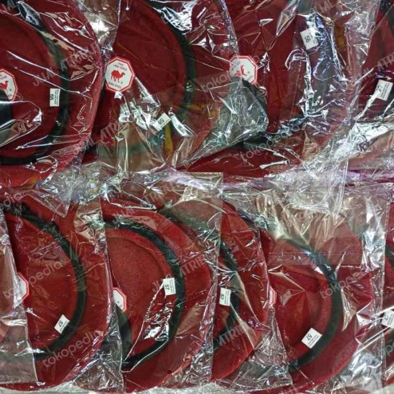 Jual Baret Merah Camel + Emblem Reserse/densus Reskrim Mika Exclusive ...