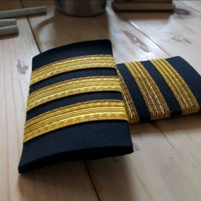 Jual Bar Pilot - Bar Pangkat - Epaulette Tiga Gold Di Seller Winter ...