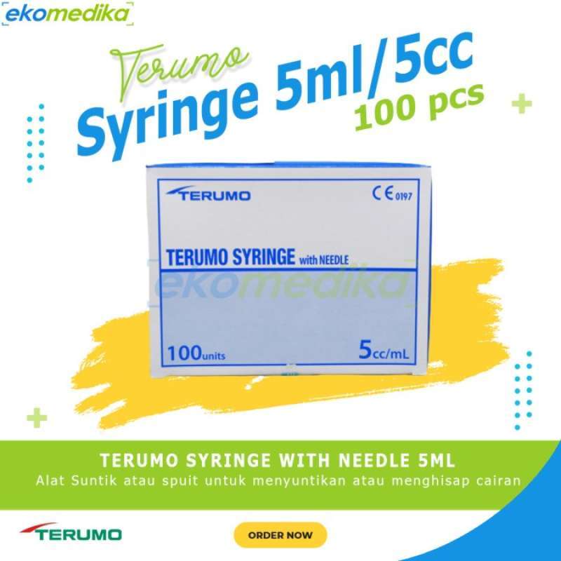 Promo Spuit 5cc Syringe 5 Ml Terumo Jarum Suntik 5ml With Needle Terumo Diskon 23% Di Seller ...