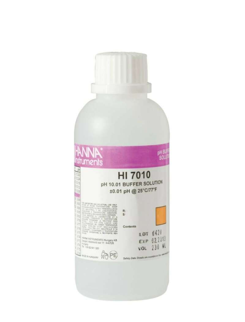 Promo Hi7010m Ph 10 Buffer Solution / Cairan Kalibrasi Hanna Hi 7010 M 230ml Diskon 23% Di ...