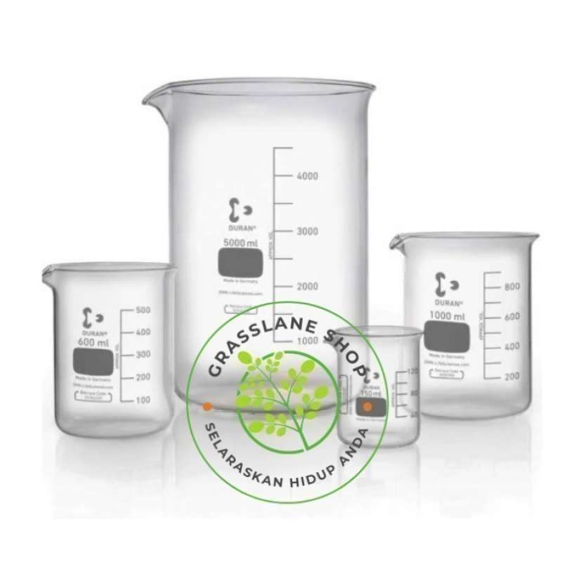 Promo Beaker Glass Low Form 5000 Ml 5000ml 5 L Duran Diskon 23% Di Seller Albeta Store ...