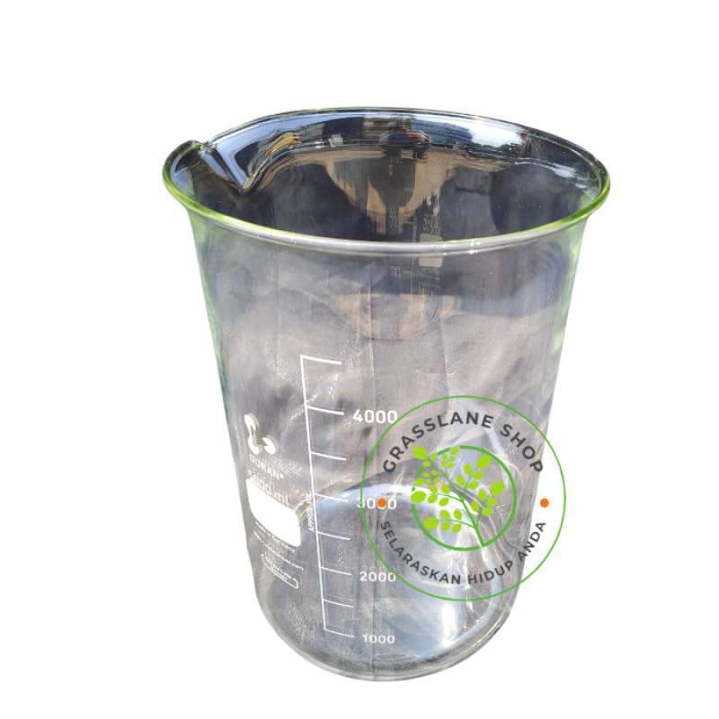 Promo Beaker Glass Low Form 5000 Ml 5000ml 5 L Duran Diskon 23% Di ...