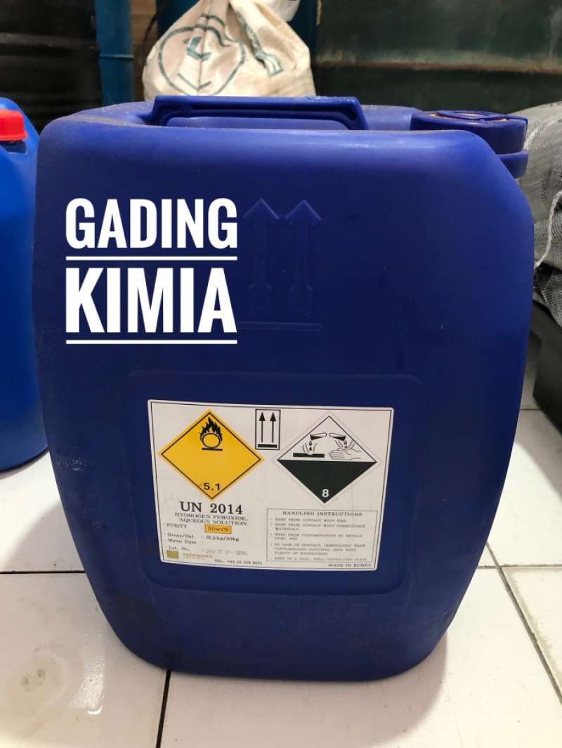 Promo Hidrogen Peroksida / H2o2 / Hydrogen Peroxide 30 Kg Diskon 23% Di ...