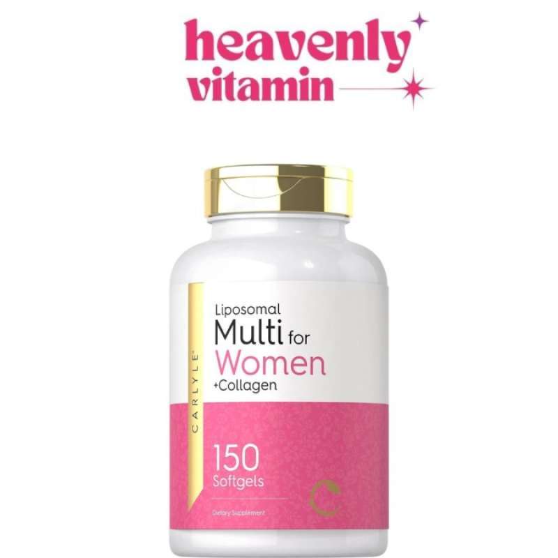 Promo Carlyle Liposomal Multivitamini For Women + Collagen - 150 ...