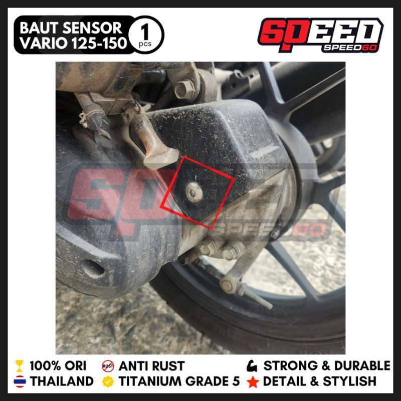 Jual Baut Cover Sensor Honda Vario 125 150 Baut Titanium Grade 5 ...