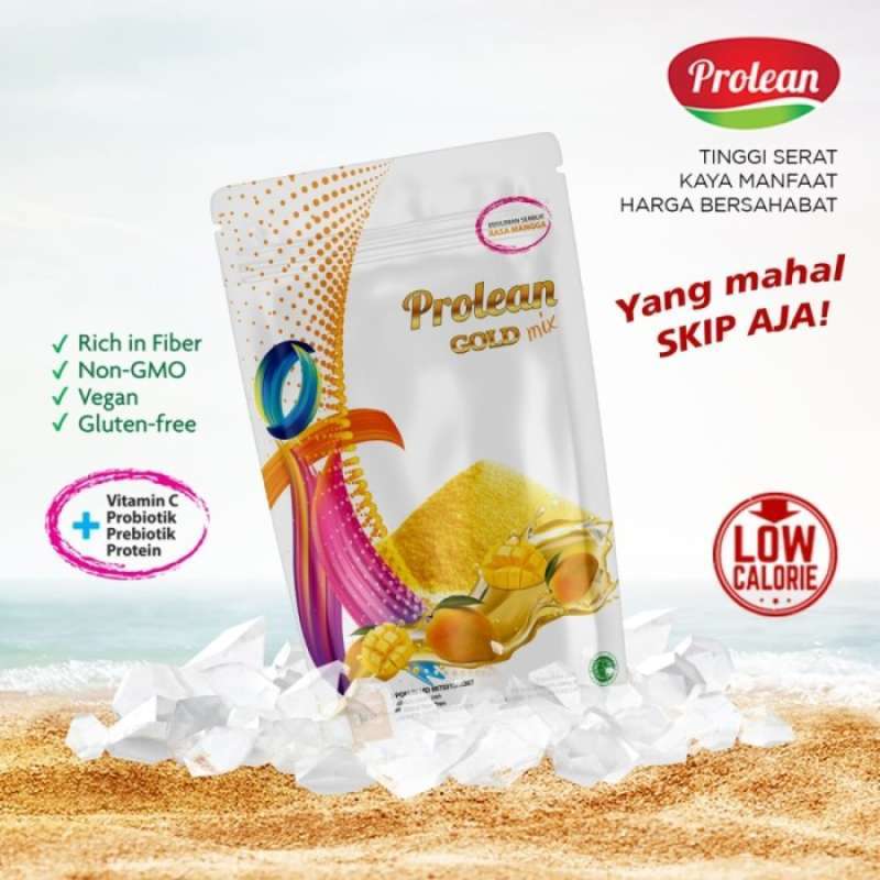 Promo Prolean - Minuman Serbuk Tinggi Serat - Rasa Mangga - 250 Gram (detox) Diskon 23% Di ...
