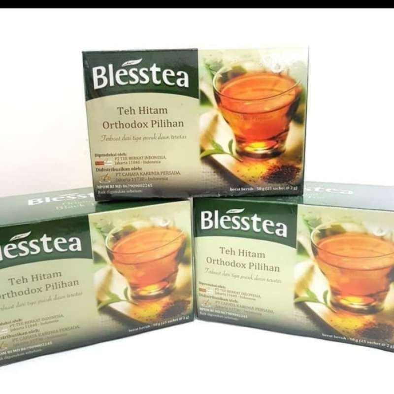 Promo Blesstea/bless Tea Teh Hitam 25 Sachet Diskon 23% Di Seller ...
