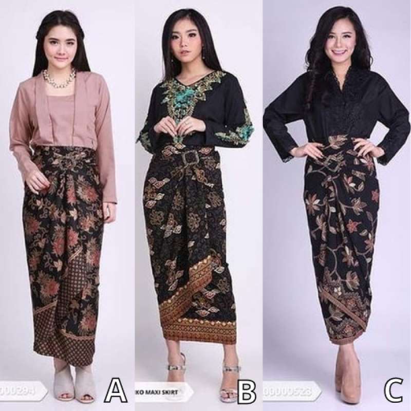 Jual Rok Lilit Kain Batik Bawahan Kebaya Modern Aneka Motif - Motif A-c ...