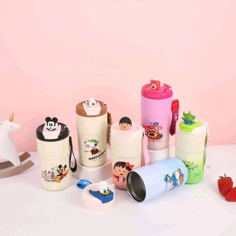 Promo Thermos Mug Coffee & Tea Karakter 3d Doll Clip Disney Sanrio Tahan Panas Dan Dingin ...