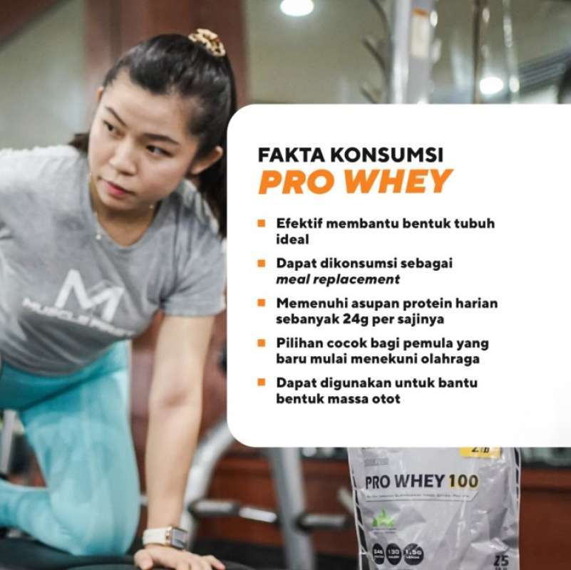 Promo Muscle First Pro Whey 100 2lb 2 Lbs M1 Pro Whey Protein - Cokelat ...