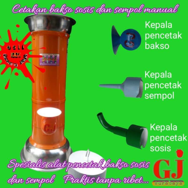 Jual Cetakan Bakso Sosis Dan Sempol Manual Kapasitas 3,5 Kg Di Seller ...