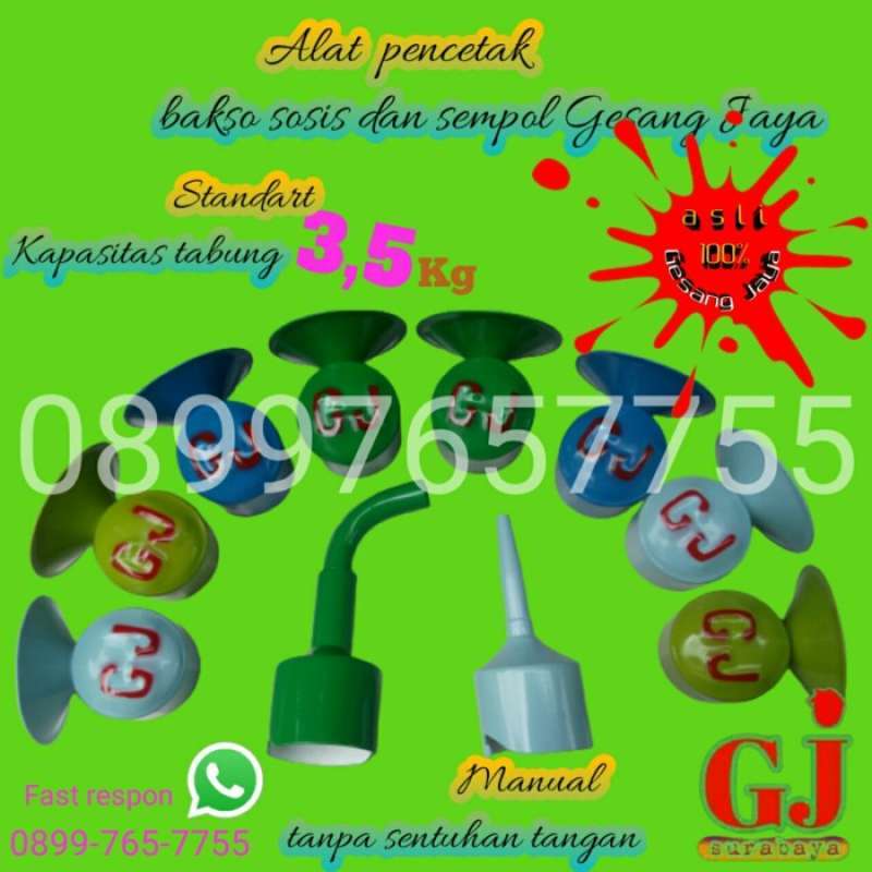 Jual Cetakan Bakso Sosis Dan Sempol Manual Kapasitas 3,5 Kg Di Seller ...