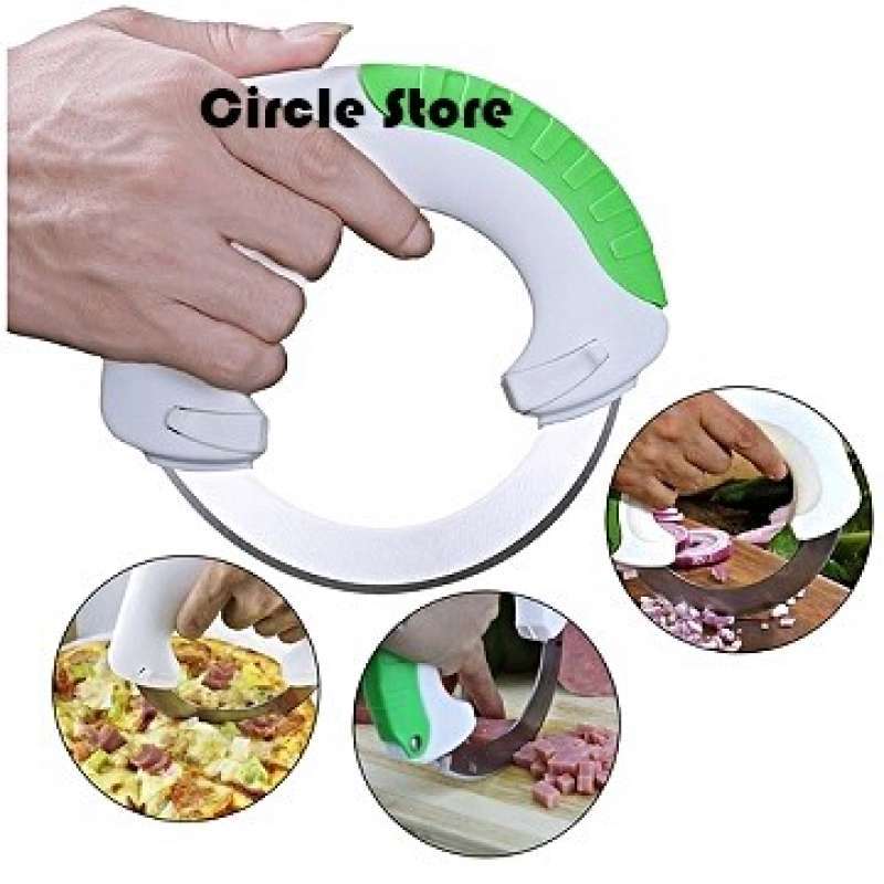 Promo Pisau Daging / Pisau Bulat / Stainless Rolling Meat Knife Slicer ...