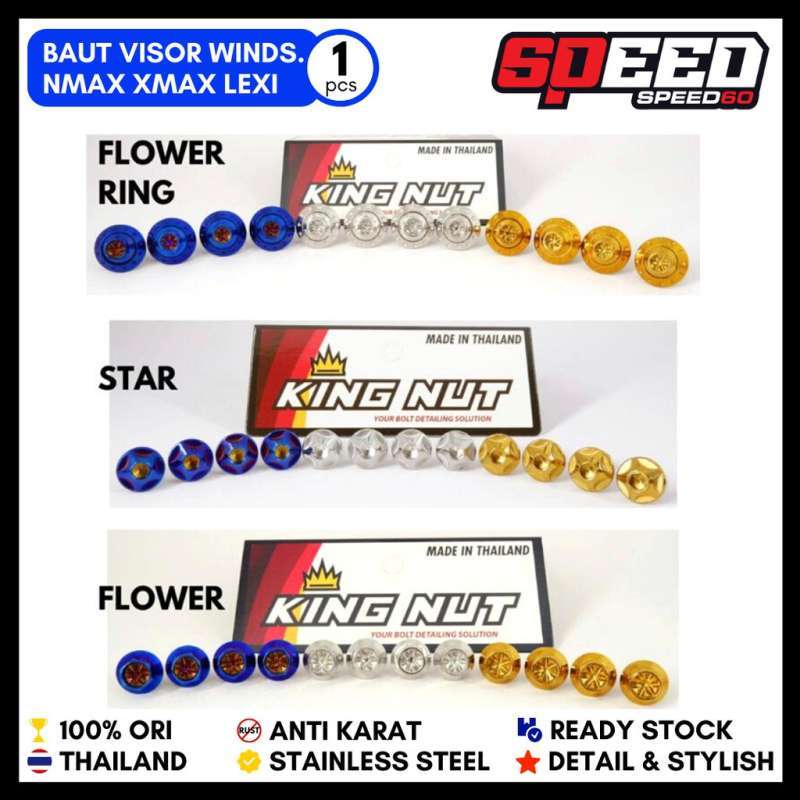 Jual Baut Visor Windshield Yamaha Nmax Xmax Lexi Baut Probolt Thailand ...