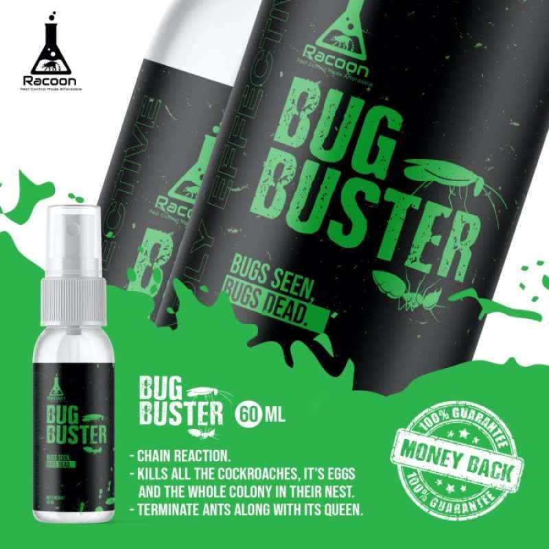 Promo Racun Kecoa Dan Semut Bug Buster Spray 60ml Diskon 23% Di Seller ...