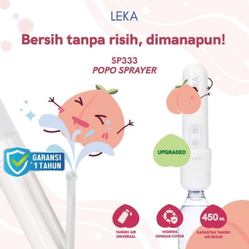 Promo Leka Sp333 Popo Spray - Portable Bidet Toilet Travel Jet Shower ...