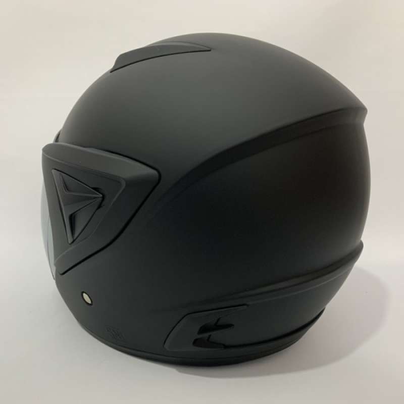 Promo Helm Jp13 Polos Hitam Doff Solid Half Face Helm Dewasa Sni - Kaca ...