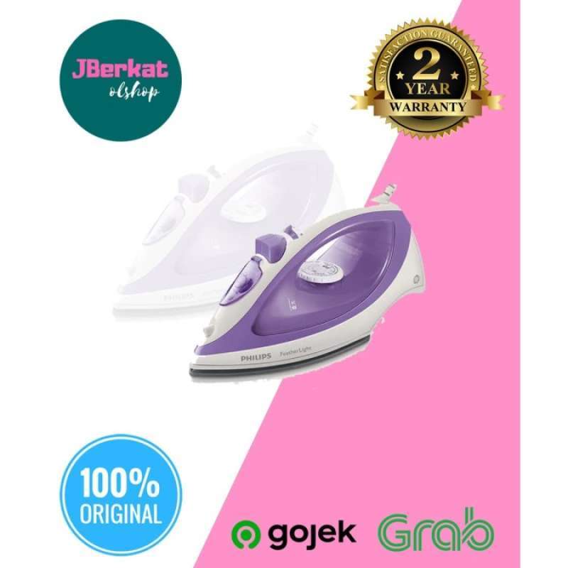 Promo Philips Steam Iron Gc 1418 Setrika Uap Gc1418 Strika Uap Feather ...