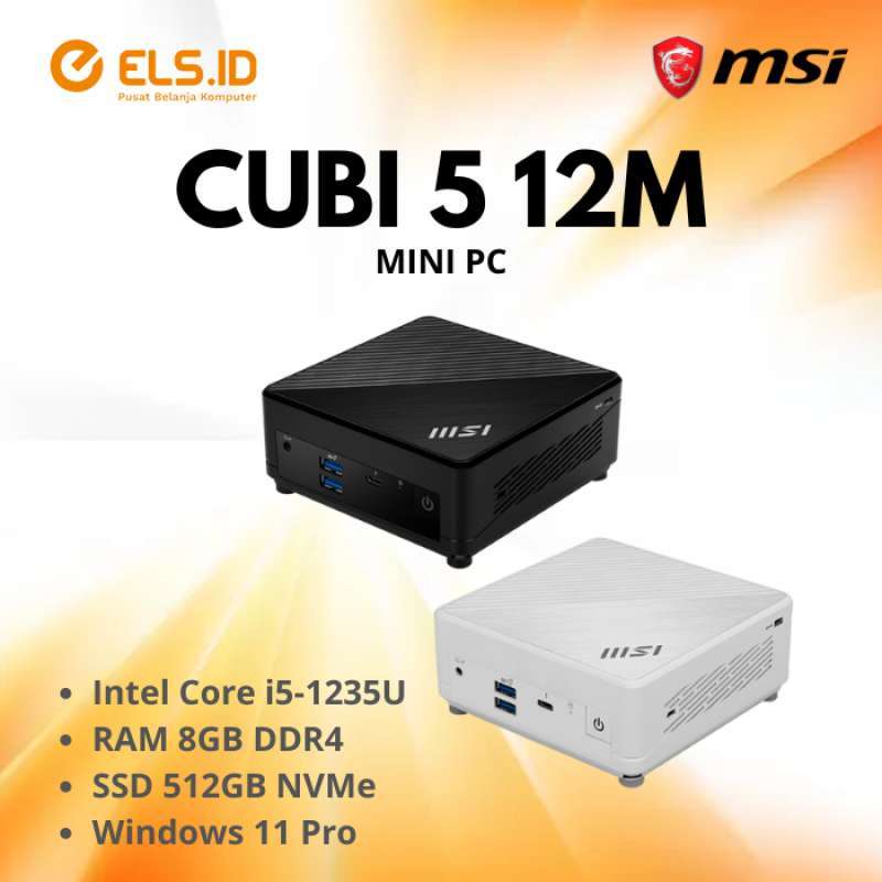 Promo Mini Pc Msi Cubi 5 12m Intel I5-1235u 8gb Ssd 512gb W11 Pro ...