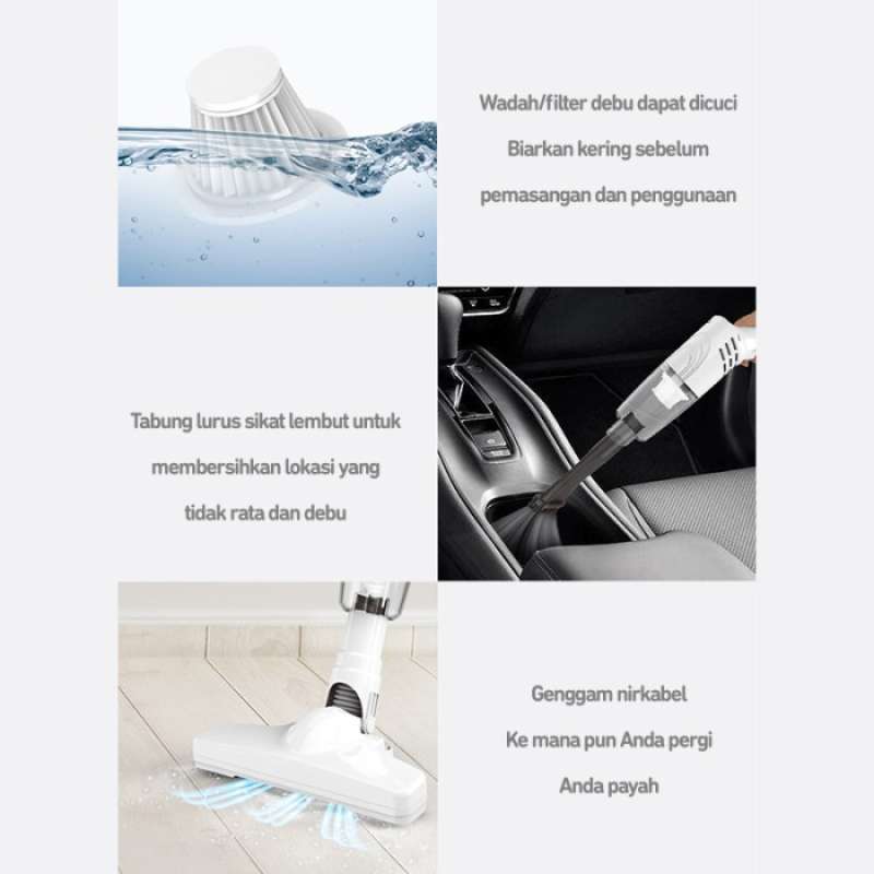Promo Mini Vacuum Cleaner Handheld Portable Penyedot Debu Wireless ...