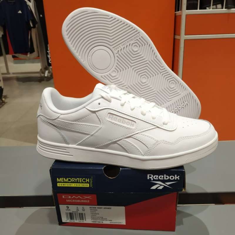 Promo Sepatu Reebok Court Advance Full White O.r.ig.in.alresmi Map ...