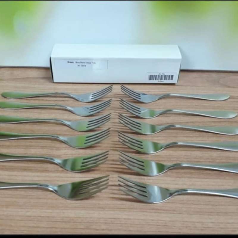Promo Bima Dinner Fork Garpu Makan 18cm Lusinan Rh002 Dus Polos Diskon ...