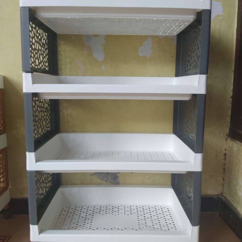 Promo Rak Susun Tingkat (4.susun) Serbaguna (roda)merek Tabitha Terbaik ...