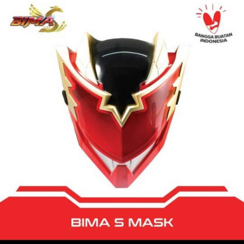 Promo Topeng Bima S Mainan Anak Anak Bima Eagle Masked Warrior Diskon ...